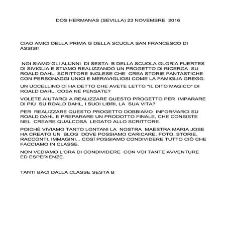 Lettera di fine anno | PPT