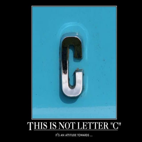This is not letter C | PPTX