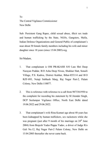 Complaint against Corrupt Police Employee to CVC.pdf