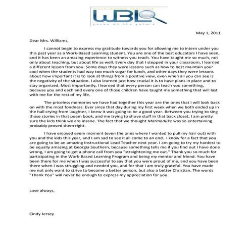 Letter for dana | PDF