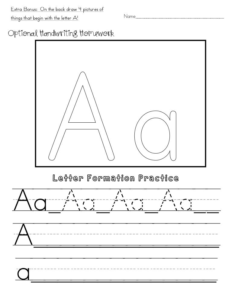 Letter Formation Practice letter-formation-practice