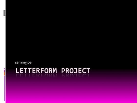 Describing letterforms1 merged | PPT