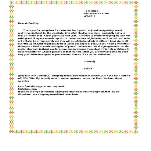 Letter for mr.godfrey | PDF