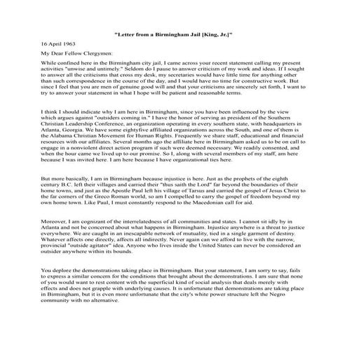 Letter from a Birmingham Jail Lecture notes.docx