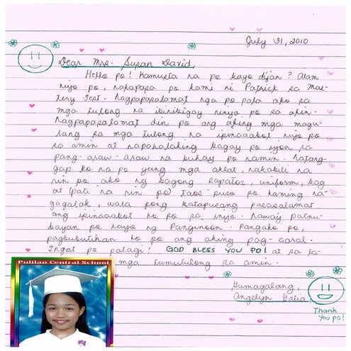 Letter from Angeline | PDF