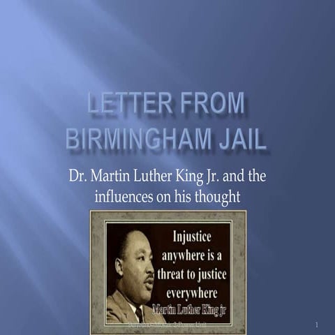 Letter from Birmingham Jail | PPTX