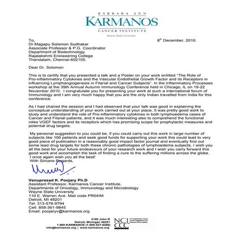 Letter From Chair | PDF