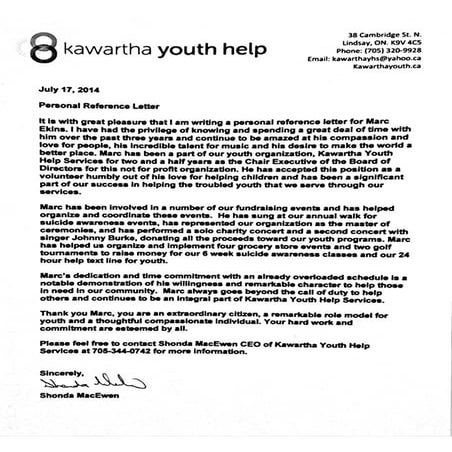 Reference Letters | PDF