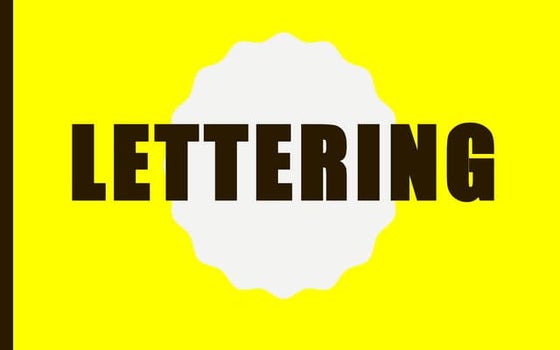 Engineering drawing (engineering lettering) lesson 3 | PPT