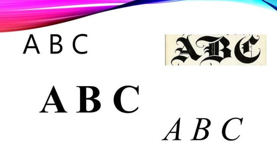 Alphabet of Lines and Styles of Lettering | PPT