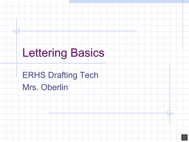 TLE 9 (Technical Drafting) - Lettering | PPTX