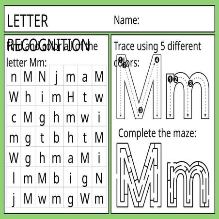 worksheet-Letter M Recognition Worksheet.pptx