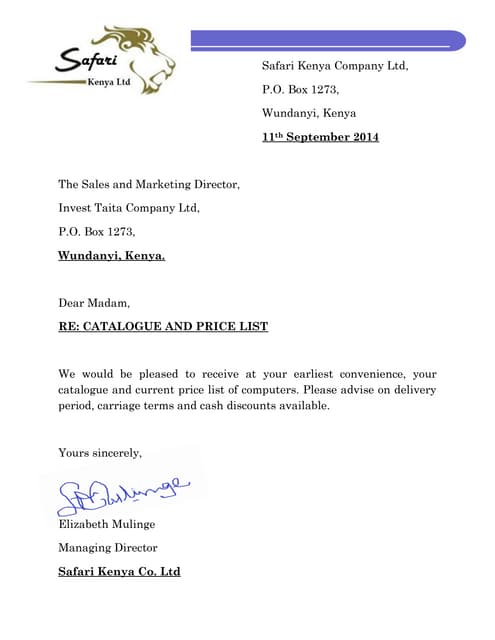 Welcome letter | PDF
