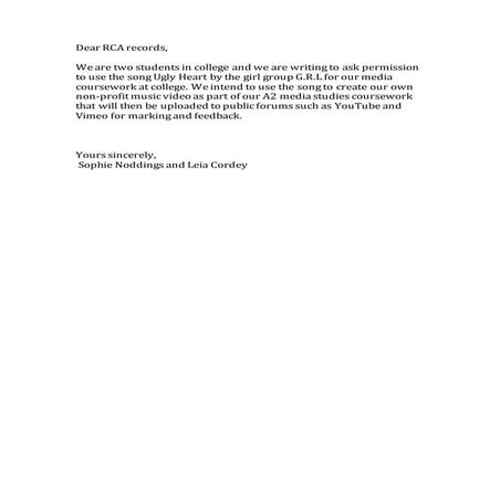 Letter of permission to rac | DOCX