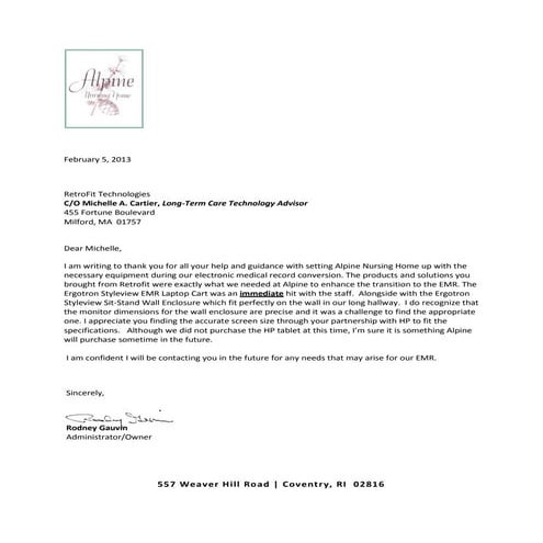 Client Recommendation | PDF