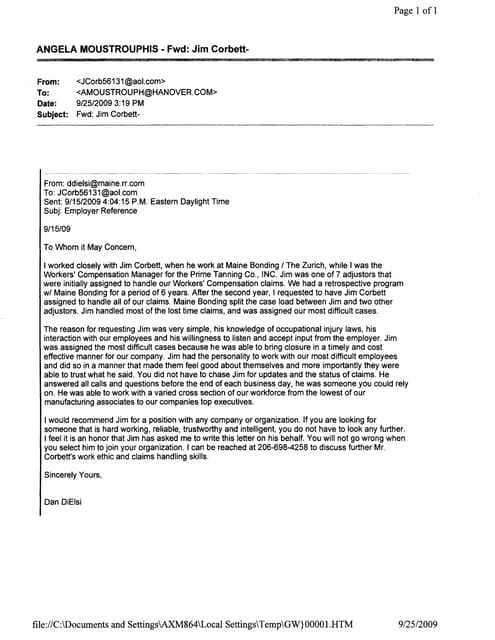 Chancellor Letter of Recognition | PDF