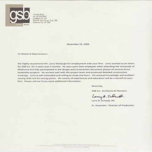 Letter Of Recommend Gsb | PDF