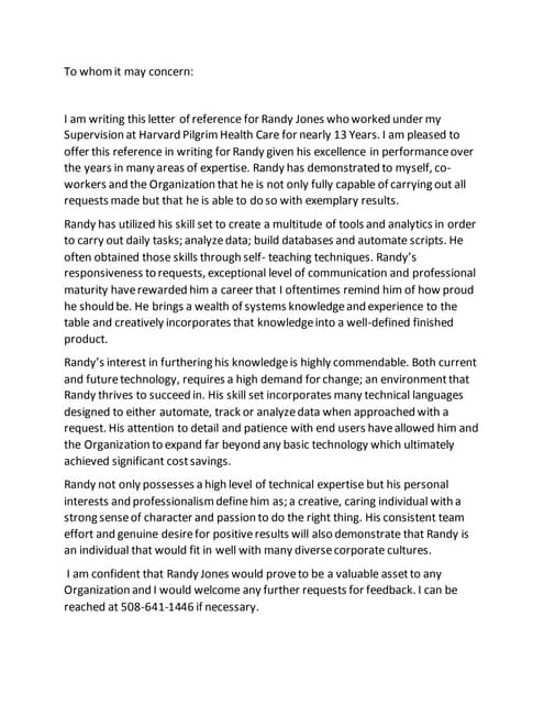 Max Loeffler Reference Letter | PDF