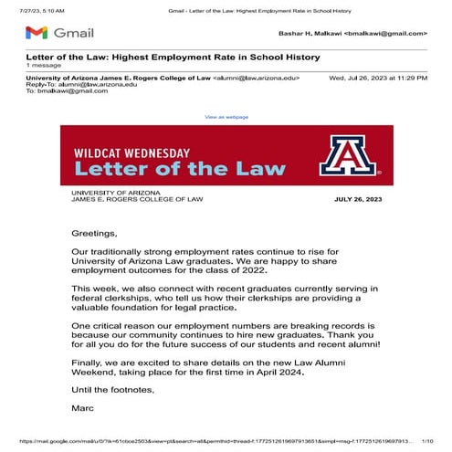 Letter of the Law University of Arizona.pdf
