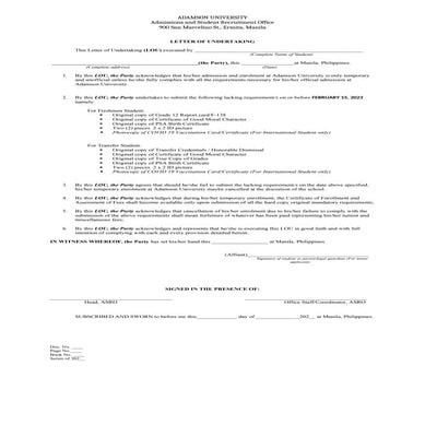 LETTER OF UNDERTAKING 2022 adamson un.docx