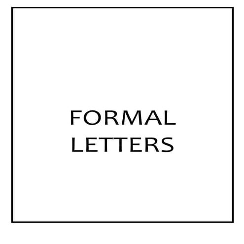 Letters | DOCX