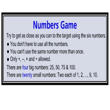 Letters and numbers | PPTX