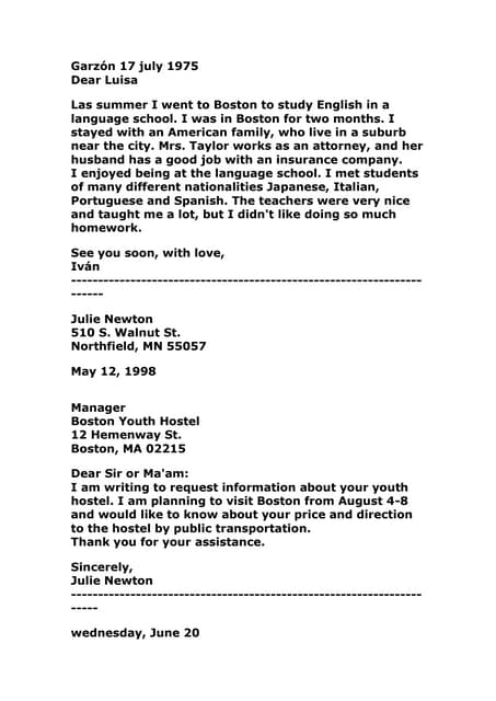 Open House Letter | PDF