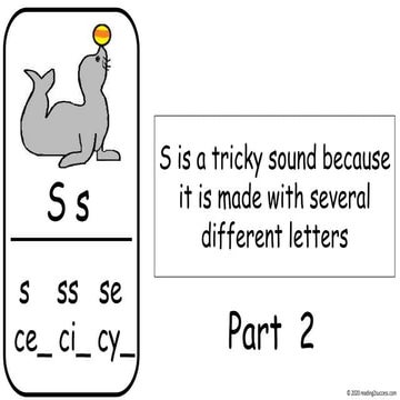 Sound s part 2 ce, ci and cy Teaching Kids at Home | PPTX