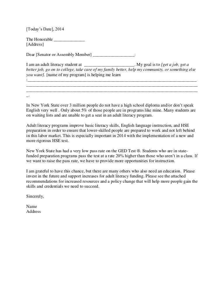 Advocacy Letter Template advocacy-letter-template