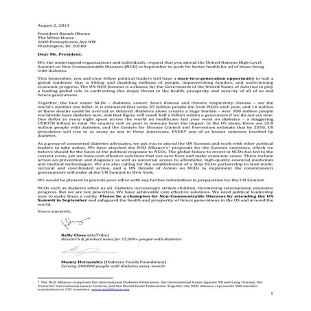 Letter to Barack Obama | PDF