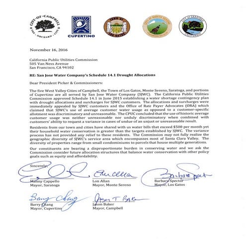 Letter to cpuc | PDF