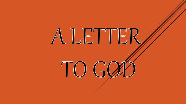 Letter to God