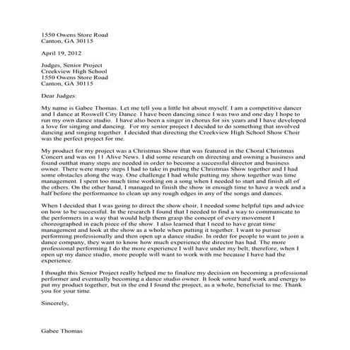 Letter to judges | DOCX
