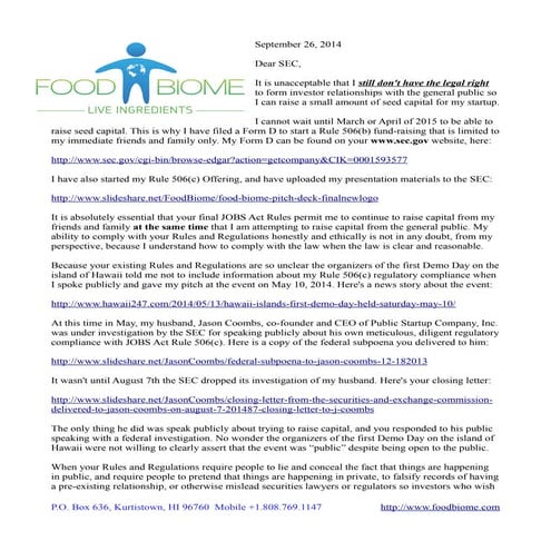 SEC No Action Letter Request | PDF