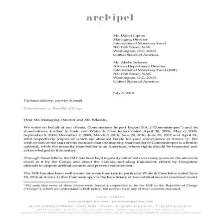 Letter to the imf | PDF