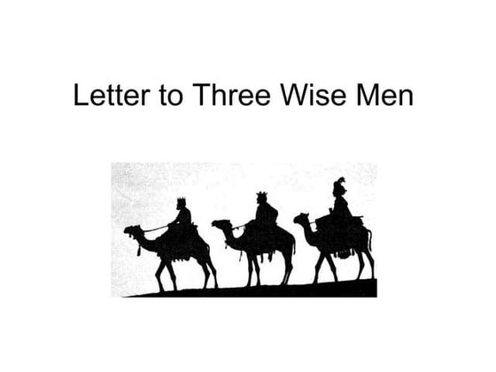 The three wise men | PPT