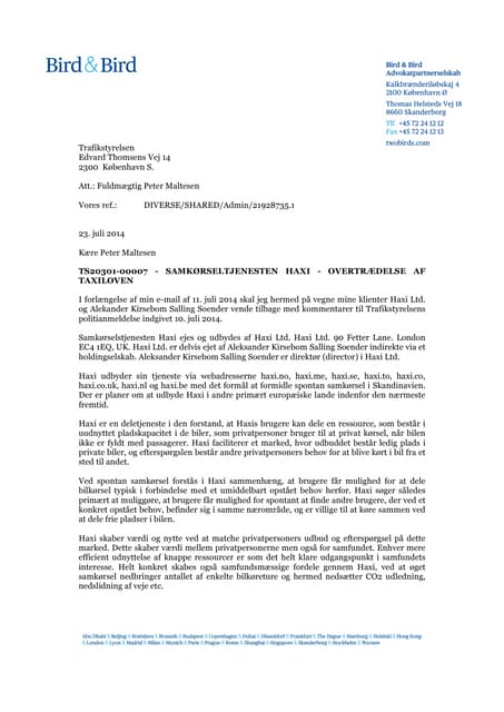 Københavns Politi: Haxi efterforskning standses | PDF