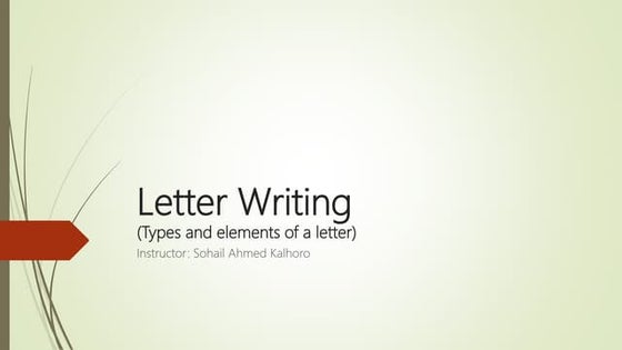 Styles of business letters | PPT