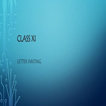 Letter and its types (letter writing) | PPTX