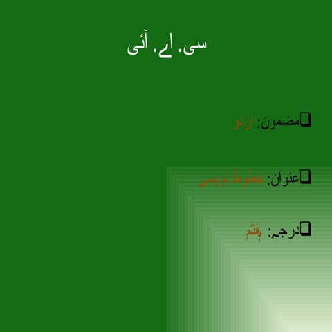 Letter Writing in URDU | PPT