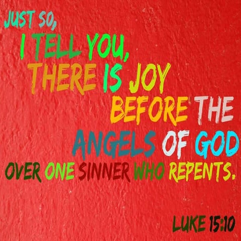 Let the angels rejoice! | PPTX