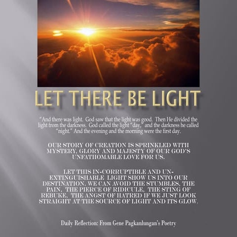 Let there be light | PDF