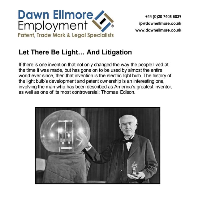 Let There Be Light... And Litigation | PDF