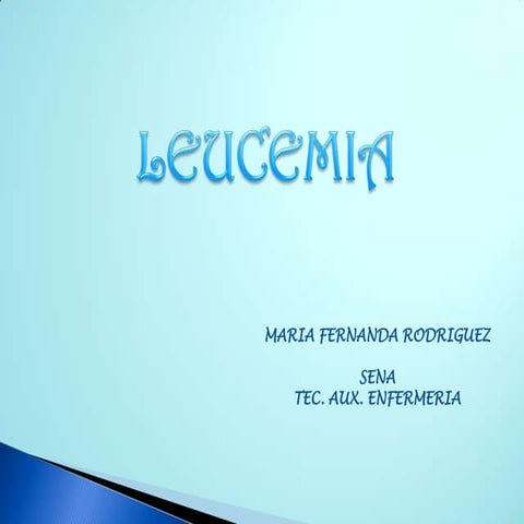 Leucemia | PPTX