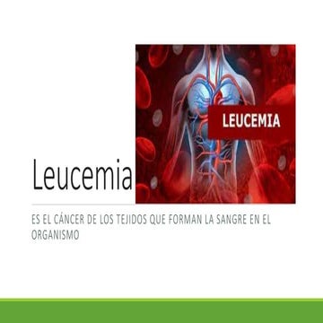 Diapositiva leucemia | PPTX