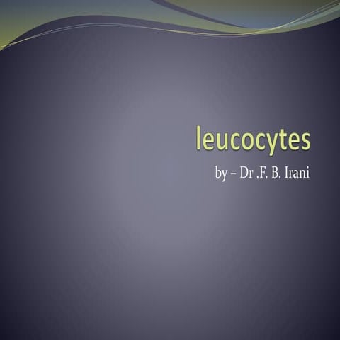 Morphology of white blood cells | PPT