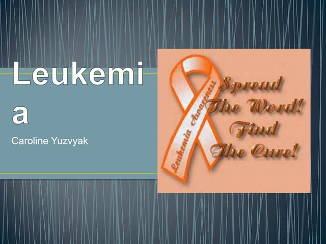 Leukemia Powepoit Presentation | PPTX