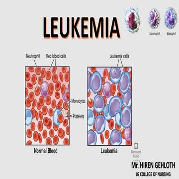 Pathophysiology of leukemia | PDF