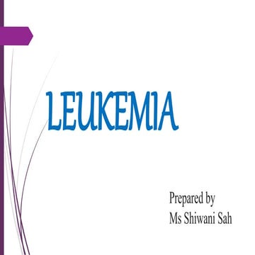 Chronic Lymphocytic Leukemia (CLL) | PPTX