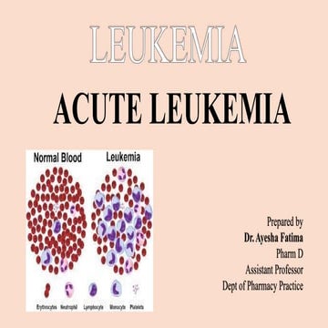 Leukemia / Acute Leukemia/ AML/ ALL.pptx